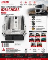 China EDC17 ECU 0281020363 0581024191 Engine Control Module ECM for Common Rail Diesel Engine for sale