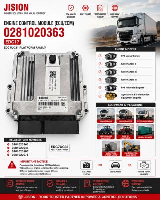 China EDC17 ECU 0281020363 0581024191 Engine Control Module ECM for Common Rail Diesel Engine for sale
