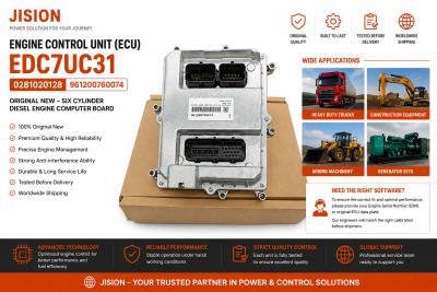 China EDC7UC31 ECU 0281020128 Engine Control Module for Heavy Duty Diesel Engines 961200760074 for sale