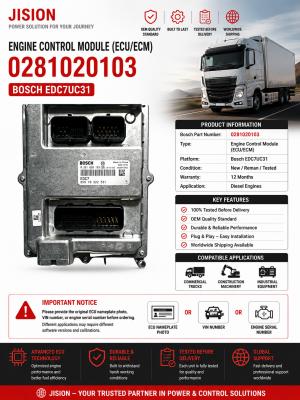 China EDC7UC31 ECU 0281020103 Diesel Engine Control Module /Weichai Diesel Engine Parts - ECM Electronic Control Module 0281020111 for sale
