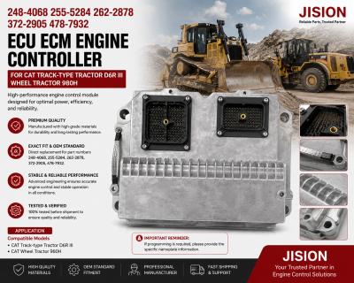 China CAT ECU ECM Engine Control Module 248-4068 255-5284 for Caterpillar Excavator Heavy Equipment for sale