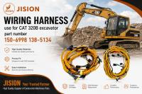 China CAT 320B Excavator Wiring Harness 150-6998 138-5134 Engine Electrical Harness for sale