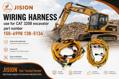 China CAT 320B Excavator Wiring Harness 150-6998 138-5134 Engine Electrical Harness for sale