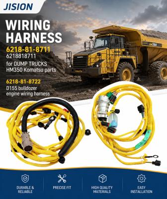 China Komatsu Engine Wiring Harness 6218-81-8711 6218-81-8722 Heavy Duty Electrical Cable for sale