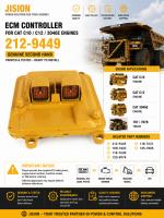 China Caterpillar Engine Control Module ECM ECU 212-9449 10R-1824 118-7630 for Heavy Equipment for sale