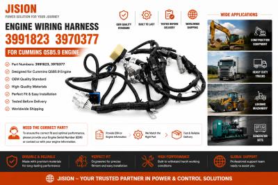 China QSB5.9 Engine Electrical Wiring Harness Assembly 3970377 / 3991823 for sale