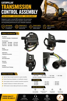 China Caterpillar Transmission Control Assembly 100-3687 106-4804 107-6219 OEM Quality for sale