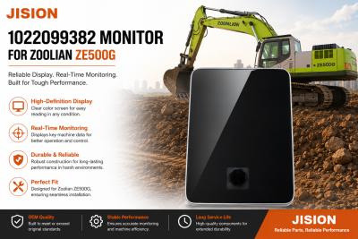 China 1022099382 Monitor Display for ZOOMLION ZE500G 50 Ton Excavator CAN-BUS for sale