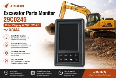 China XGMA Excavator Monitor 29C0245 WZB218W-XG Color Display 7 Inch LCD for sale
