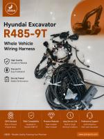 China Hyundai R485-9 R485-9T Excavator Frame Wiring Harness 24V 21QB-14405 for sale
