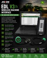 China EDL V3 Wireless Diagnostic Tool for John Deere Service Advisor 3000 Series for sale