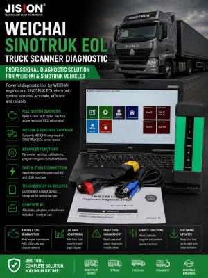 China Weichai Sinotruk EOL Truck Scanner Diagnostic Tool 1005422179 ECU Programming for sale