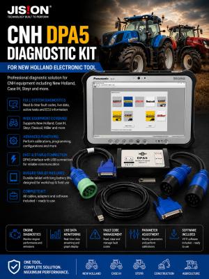 China CNH DPA5 Diagnostic Kit with EST V9.11 Software Rugged Tablet for New Holland Case IH for sale