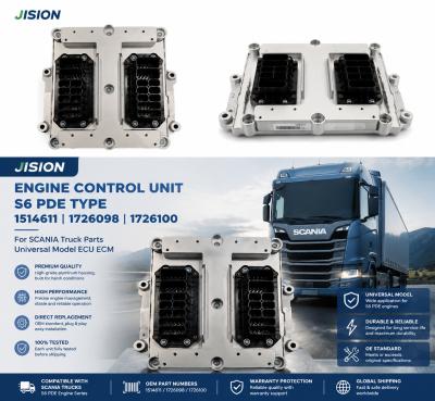 China Scania S6 PDE ECU Engine Control Unit 1514611 1726098 1726100 Universal Truck ECM Replacement for sale