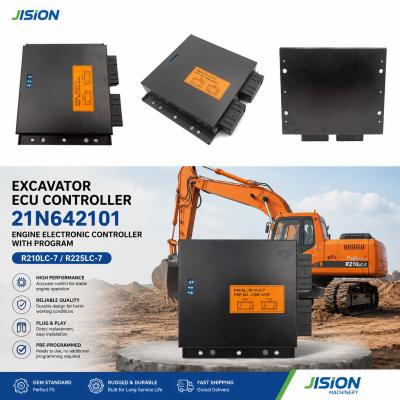 China Excavator ECU Controller 21N642101 21N6-42101 Engine Computer Board for Hyundai R210LC-7 R225LC-7 with Program for sale