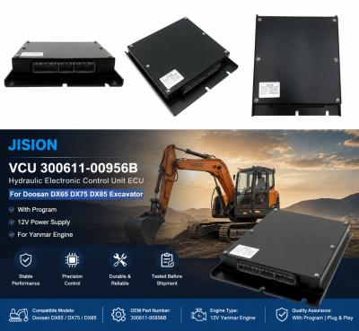 China VCU 300611-00956B Hydraulic Electronic Control Unit ECU for Doosan DX65 DX75 DX85 Excavator 12V for sale