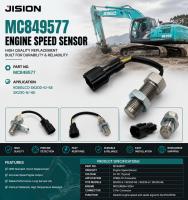 China OEM replacement engine revolution speed sensor MC849577 (ME849577) for 6D34 / 6D34T engines and SK200-6, SK200-6E excavators. Heavy Equipment Electrical Parts for sale