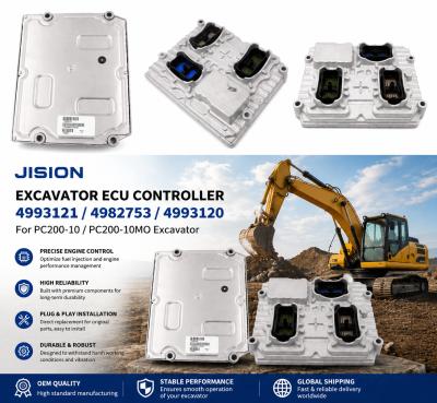 China PC200-10 PC200-10MO Excavator ECU Engine Control Unit 4993121 4982753 4993120 Controller Computer Board Construction Machinery Parts for sale
