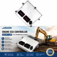China PC200-8 Excavator Engine ECU Controller 600-467-1200 6004671200 6D107E Engine Control Unit Module Replacement for sale