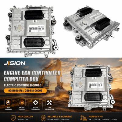 China DX220-9C DX140 DX225 Excavator Engine ECU Controller Computer Box 0281020178 300618-00009 Electric Control Module Replacement Parts for sale