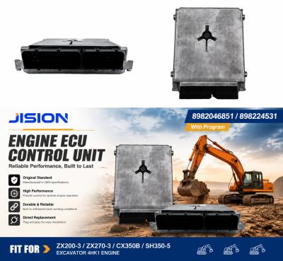 China Excavator Engine ECU Control Unit 8982046851 8982224531 with Program for Hitachi ZX200-3 ZX270-3 CASE CX350B Sumitomo SH350-5 4HK1 Engine for sale