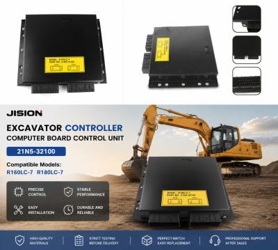 China 21N5-32100 Excavator Controller Computer Board Control Unit for Hyundai R160LC-7 R180LC-7 Aftermarket Replacement Parts for sale