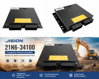 China 21N6-34100 Excavator Computer Board Controller for R210LC-7A R210-7 Hydraulic ECU Control Unit Spare Parts for sale