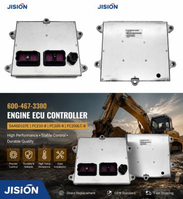 China 600-467-3300 SAA6D107E Engine ECU ECM Controller Assembly for Komatsu PC210-8 PC200-8 PC200LC-8 Excavator for sale