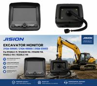 China Excavator Monitor Display Panel 21Q6-30500 21Q6-55500 21Q6-33402 for Hyundai R140LC-9 R145CR-9A R160W-9A for sale