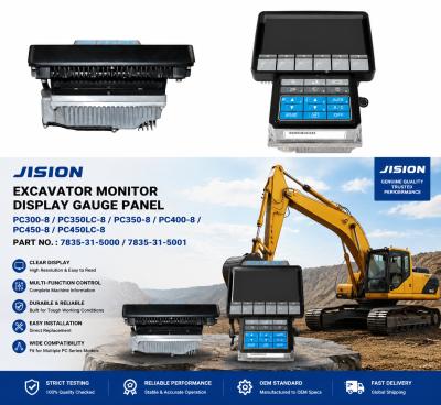 China 7835-31-5000 7835-31-5001 Excavator Monitor Display Gauge Panel for Komatsu PC300-8 PC350-8 PC400-8 PC450-8 for sale