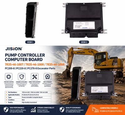 China PC200-8 PC220-8 PC270-8 Excavator Pump Controller Computer Board 7835-46-1007 7835-46-1008 7835-46-1009 Hydraulic Control Unit for sale