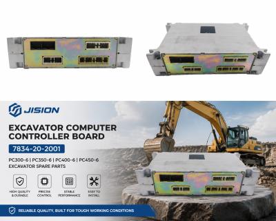 China 7834-20-2001 Excavator Controller Board for Komatsu PC300-6 PC350-6 PC400-6 PC450-6 Computer Control Unit Main Pump Controller for sale