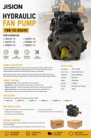 China Hydraulic Fan Pump 708-1S-00240 for Komatsu D61EX-15 D61PX-15 D65EX-15 D65PX-15 D65WX-15 D85EX-15 for sale