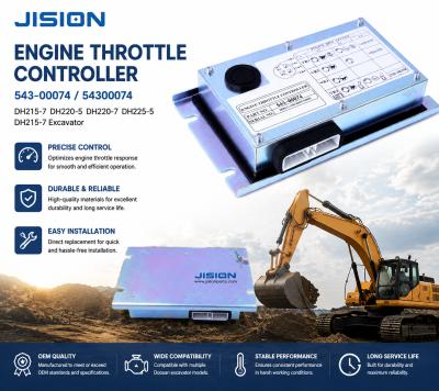 China Engine Throttle Controller 543-00074 54300074 for Doosan DH215-7 DH220-5 DH220-7 DH225-5 Excavator Engine Control Module for sale