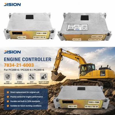 China Engine Controller 7834-21-6003 for Komatsu PC200-6 PC220-6 PC300-6 Excavator ECU Control Unit Computer Board for sale
