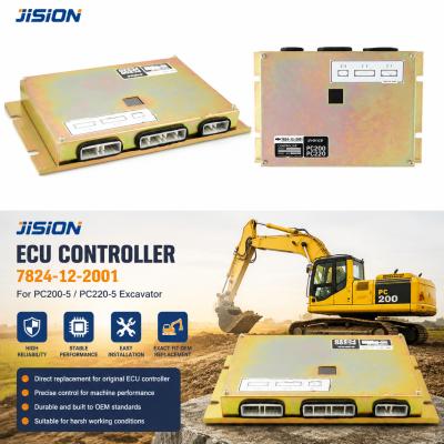 China ECU Controller 7824-12-2001 for Komatsu PC200-5 PC220-5 Excavator Computer Board Control Unit Replacement Parts for sale