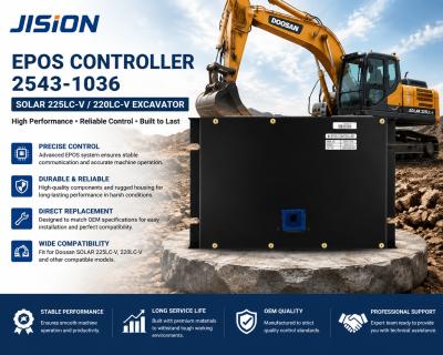 China SOLAR 225LC-V Excavator Controller 2543-1036 EPOS-V Control Unit Computer Board for 220LC-V Excavator for sale