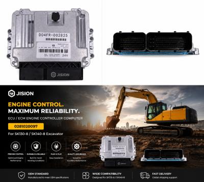 China SK130-8 SK140-8 Excavator ECU ECM Engine Controller Computer Control Unit 0281020097 for Kobelco Excavator for sale