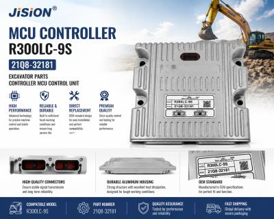China MCU R300LC-9S Excavator Controller Unit 21Q8-32181 Hydraulic Control Computer Board for Hyundai Excavator Parts for sale