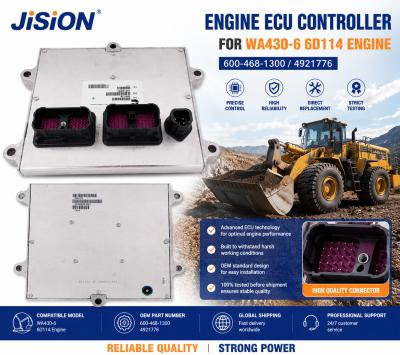 China WA430-6 6D114 Engine ECU Controller 600-468-1300 4921776 Excavator Loader Engine Control Unit Replacement Part for sale