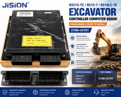 China RX215-7C R215-7 R210LC-7E Excavator Programmed Controller Computer Board 21N6-43101 ECU Control Unit for sale