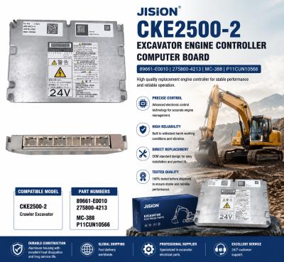 China CKE2500-2 Engine Controller Computer Board 89661-E0010 275800-4213 MC-388 P11CUN10566 Excavator ECU for sale