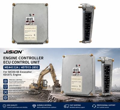 China SK330-6E Excavator Engine Controller ECU 6D16TL ME441124 407915-2852 Computer Board Control Unit for sale