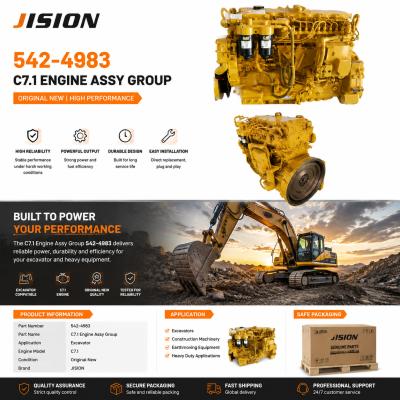 China 542-4983 C7.1 Engine Assy Group Original New Excavator Engine Assembly Complete Power Unit Replacement for sale