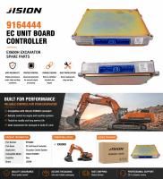 China EX600H Excavator EC Unit Board Controller 9164444 Computer Control Module Replacement Spare Parts for sale