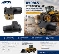 China WA320-5 Steering Valve 419-64-35102 4196435102 Valve Ass’y Steering Motor for Komatsu Wheel Loader for sale