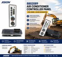 China 8802089 Air Conditioner Controller Panel for JS200 JS240 Excavator JCB Excavator Spare Parts A/C Control Unit for sale