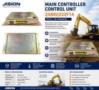 China SK-1 SK-3 Excavator Main Controller Control Unit Computer Board 2480U332F14 Electronic Module Replacement Parts for sale