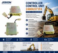 China SK-1 SK-3 Excavator Controller Control Unit Computer Board 2480U371F4 Main Controller Module Replacement for sale