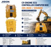 China C9 Engine ECU Controller Computer Box 245-4650 2454650 Excavator Engine Control Module Replacement for sale